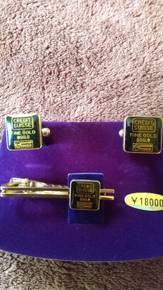 Yahoo オークション Credit Suisse クレディ・スイス ネクタイピンと