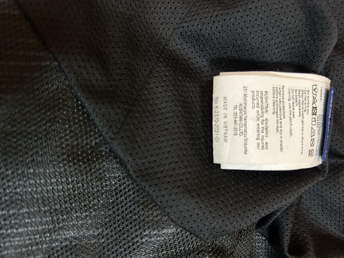 Yahoo!オークション - クシタニ メッシュジャケット ブラック K-2370 L...