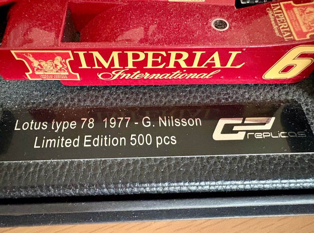 Yahoo!オークション - TOPMARQUES 1/18 ロータス 78 1977 #6 G.ニルソ...