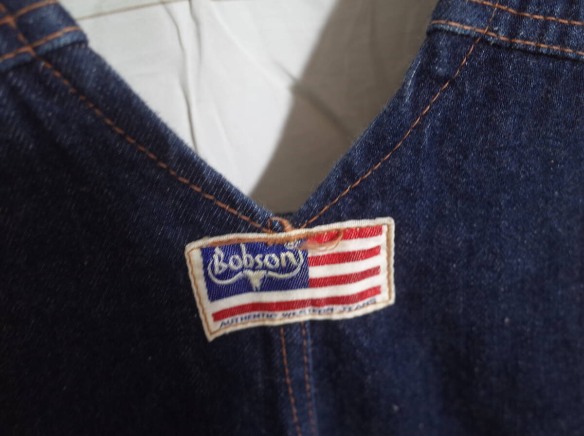 Yahoo!オークション - pm724 70s～80s Bobson ボブソン デニム インデ...