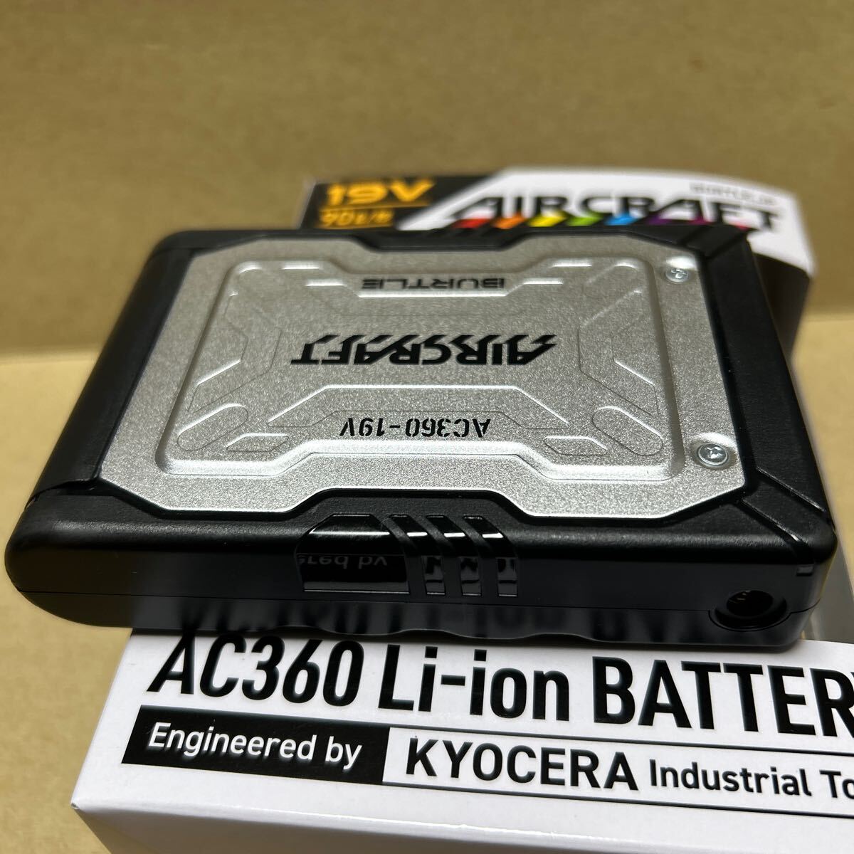 Yahoo!オークション - バートル 空調服 バッテリー AC360-19V ジャンク