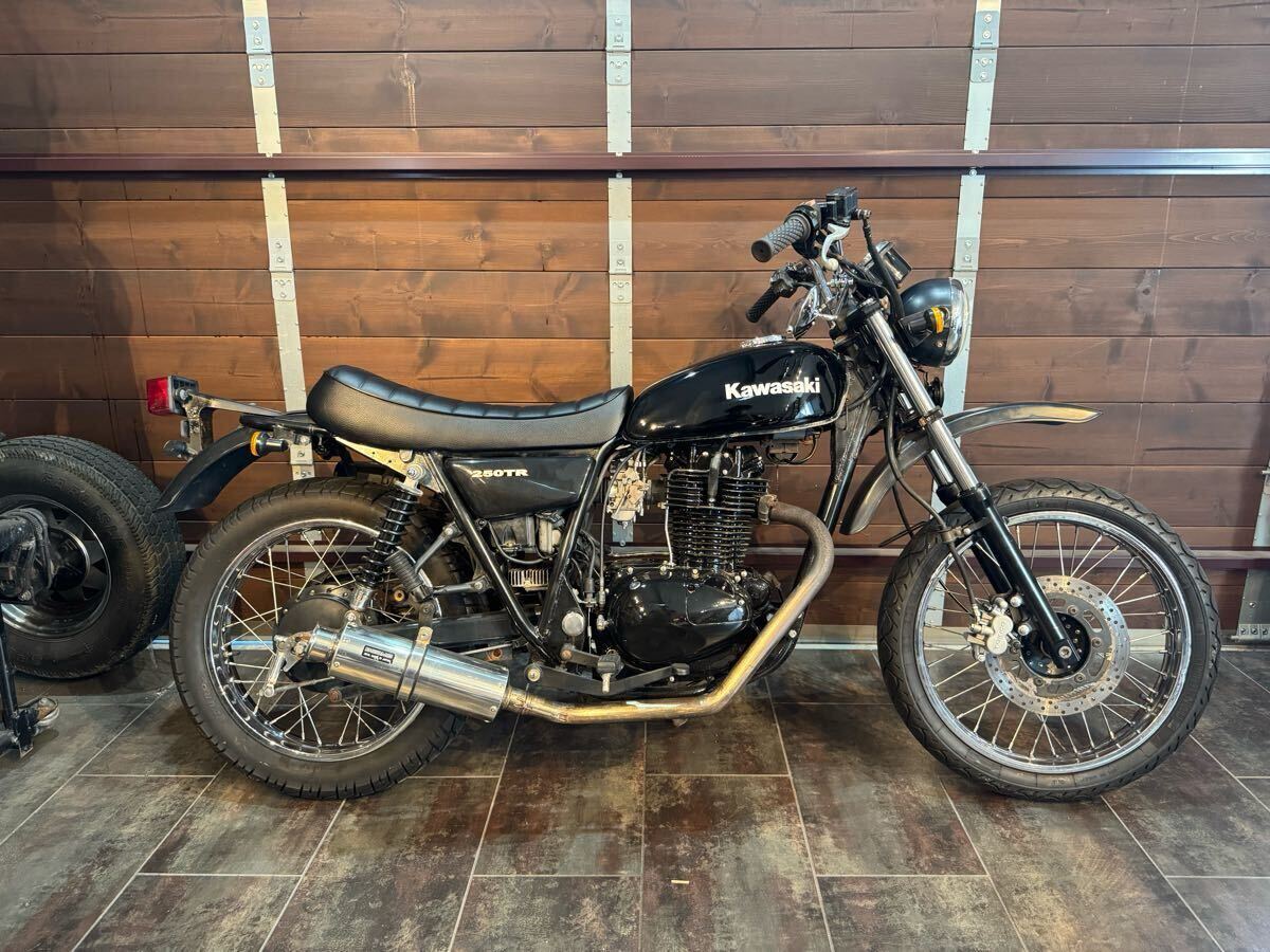 Yahoo!オークション - 岐阜発 250TR Kawasaki 新品スポーク フロントフ...