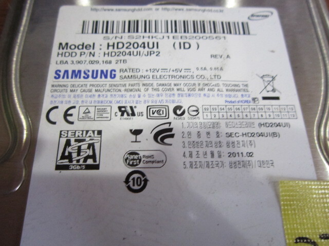 Yahoo!オークション - 2319 HDD 2TB