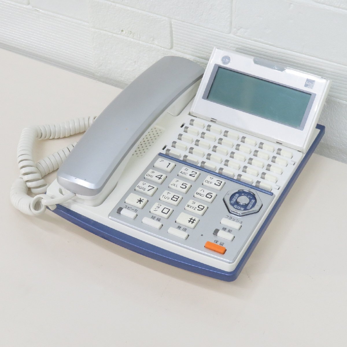 Yahoo!オークション - サクサ 電話機 TD720(W) ホワイト 固定電話 ハン...