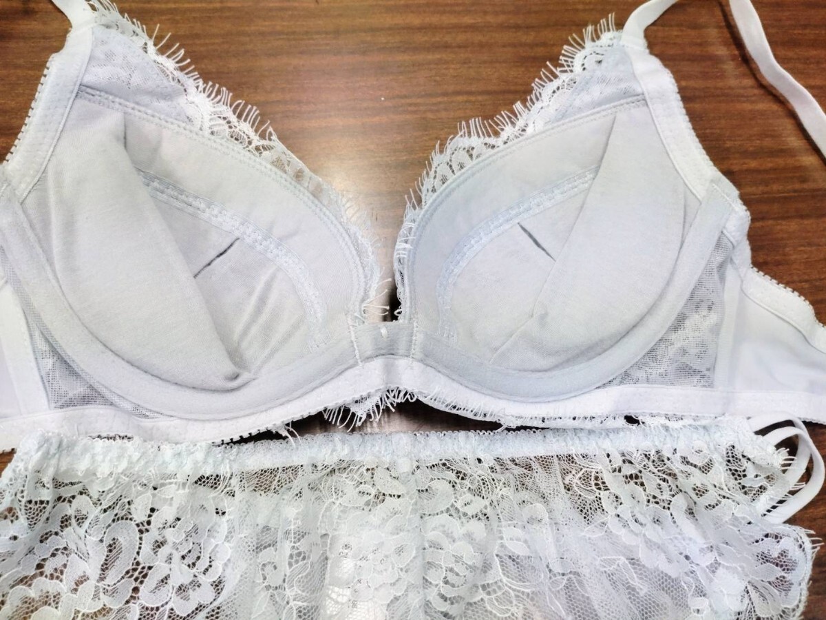 Yahoo!オークション - ブラジャーショーツセット グレー B65 M