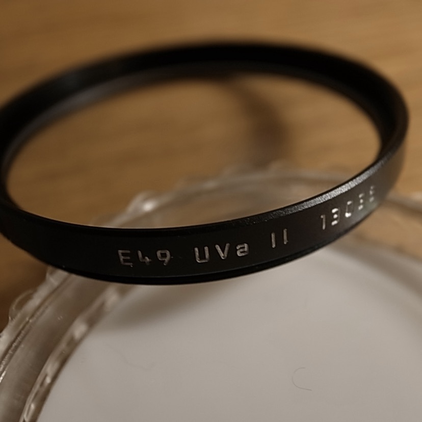 Yahoo!オークション - LEICA ライカ E49 UVa II フィルター 13135