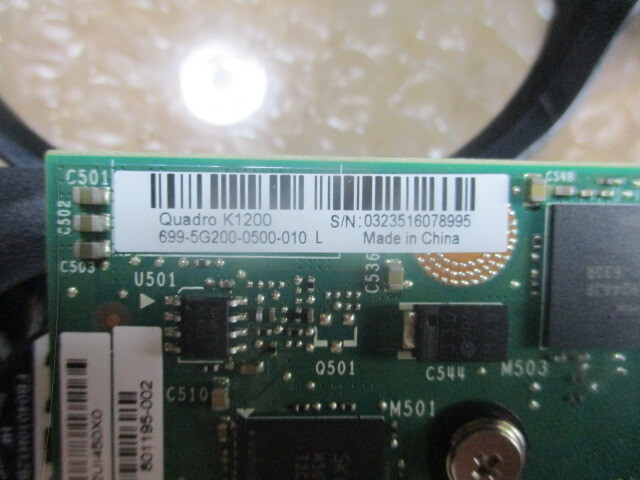 Yahoo!オークション - A1..グラフィックボード NVIDIA Quadro K1200 4G...
