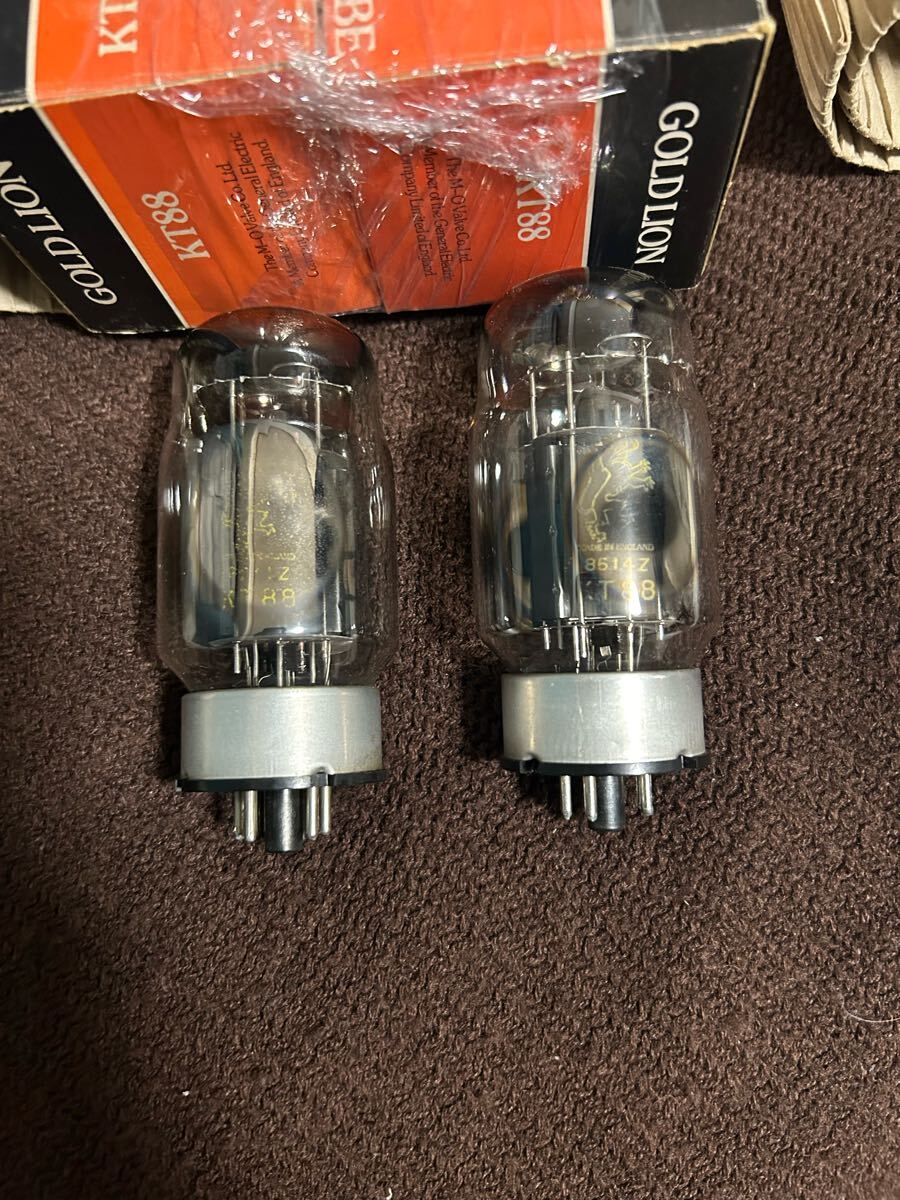 Yahoo!オークション - GOLD LION KT88 ペア 真空管 ゴールドライオン G...