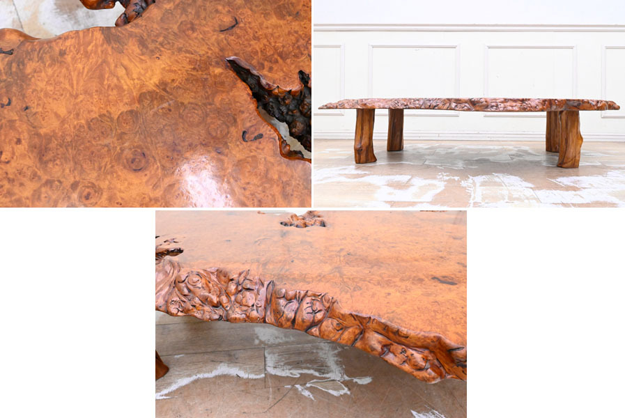 Yahoo!オークション - QD12 家具屋閉店展示品 超良質材 楓 一枚板 天然...