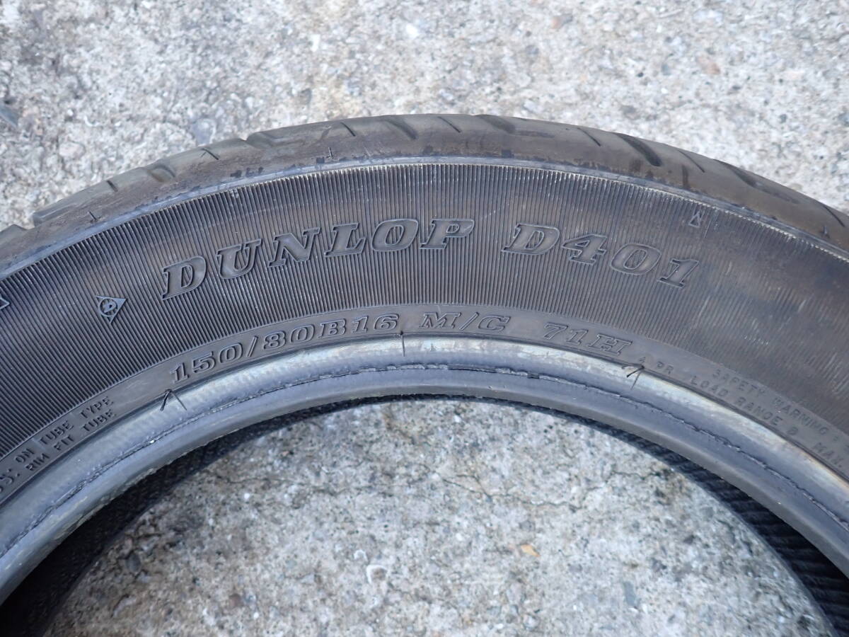 Yahoo!オークション - ダンロップ ハーレー D401 150/80B16 M/C 71H 39...