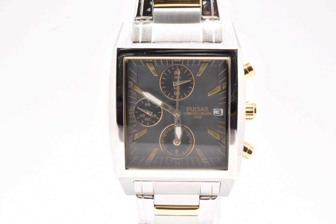 Yahoo!オークション - PULSAR パルサー YM92-X082 スクエア シルバー ...