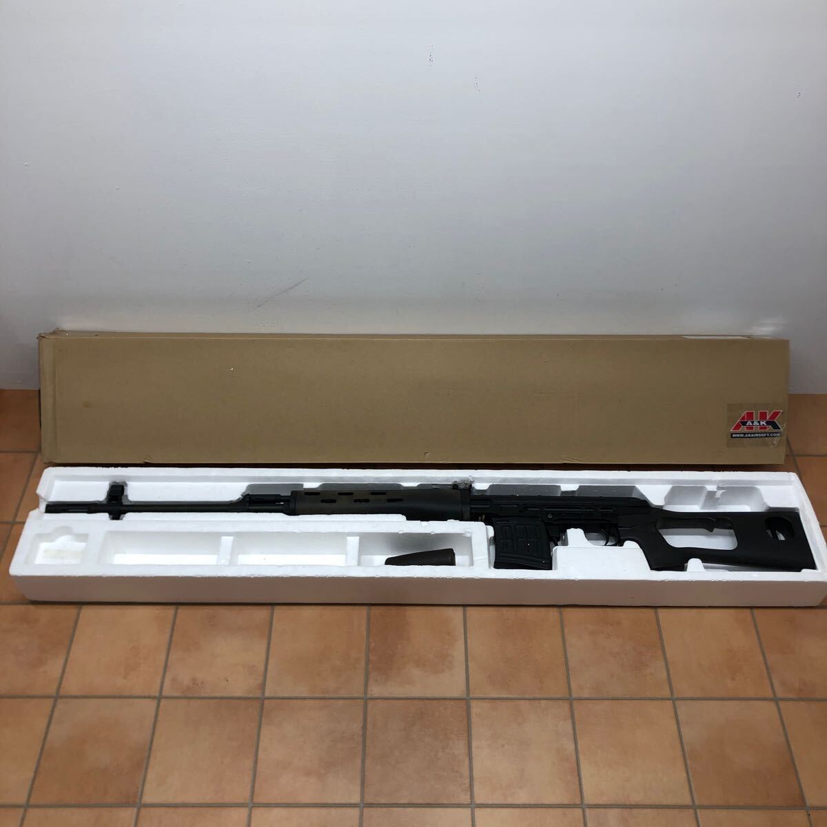 Yahoo!オークション - 124 D《ジャンク》1円〜 エアガン A&K SVD エア...