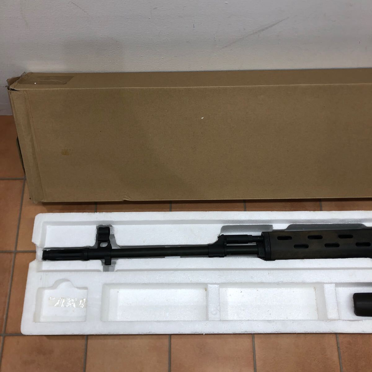 Yahoo!オークション - 124 D《ジャンク》1円〜 エアガン A&K SVD エア...