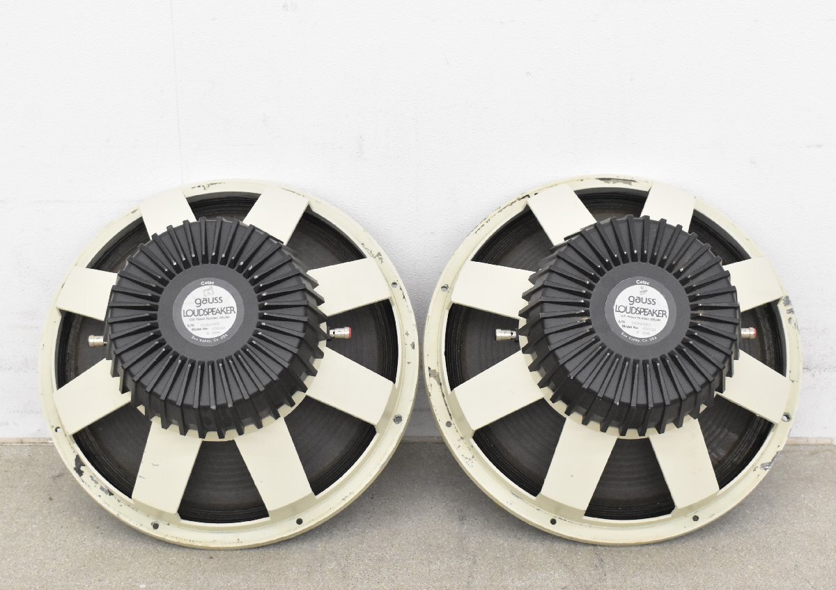 Yahoo!オークション - 【 C 】1461 gauss 4583A スピーカーユニット ガ...
