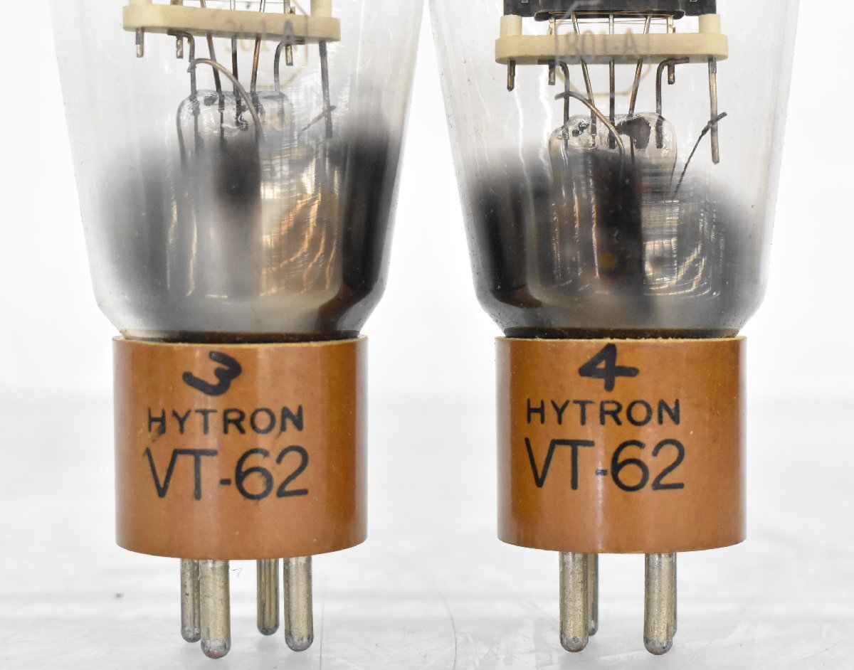 Yahoo!オークション - 【 G 】1255 HYTRON VT-62 真空管2本セット ハイ...
