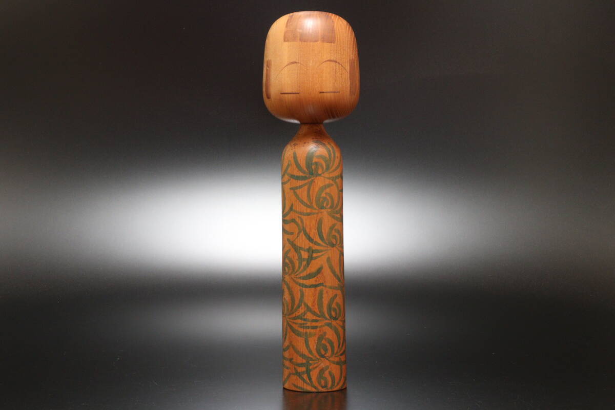 Yahoo!オークション - S629 元箱 伝統工芸 栗林一雪作 創作こけし 「夢...