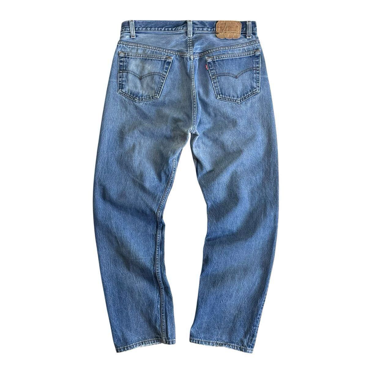 Yahoo!オークション - ヒゲ美色 80s 90s USA製 Levis 501 W36L34 オリ...