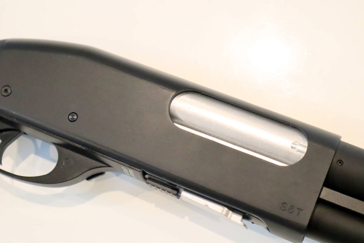 Yahoo!オークション - S&T製 エアコッキング 単発式ショットガン ST870...