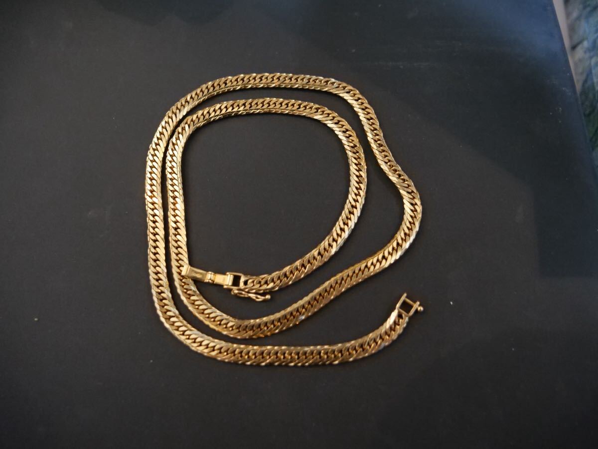 Yahoo!オークション - k18 喜平 ネックレス 30g 14面Mトリプル 50cm