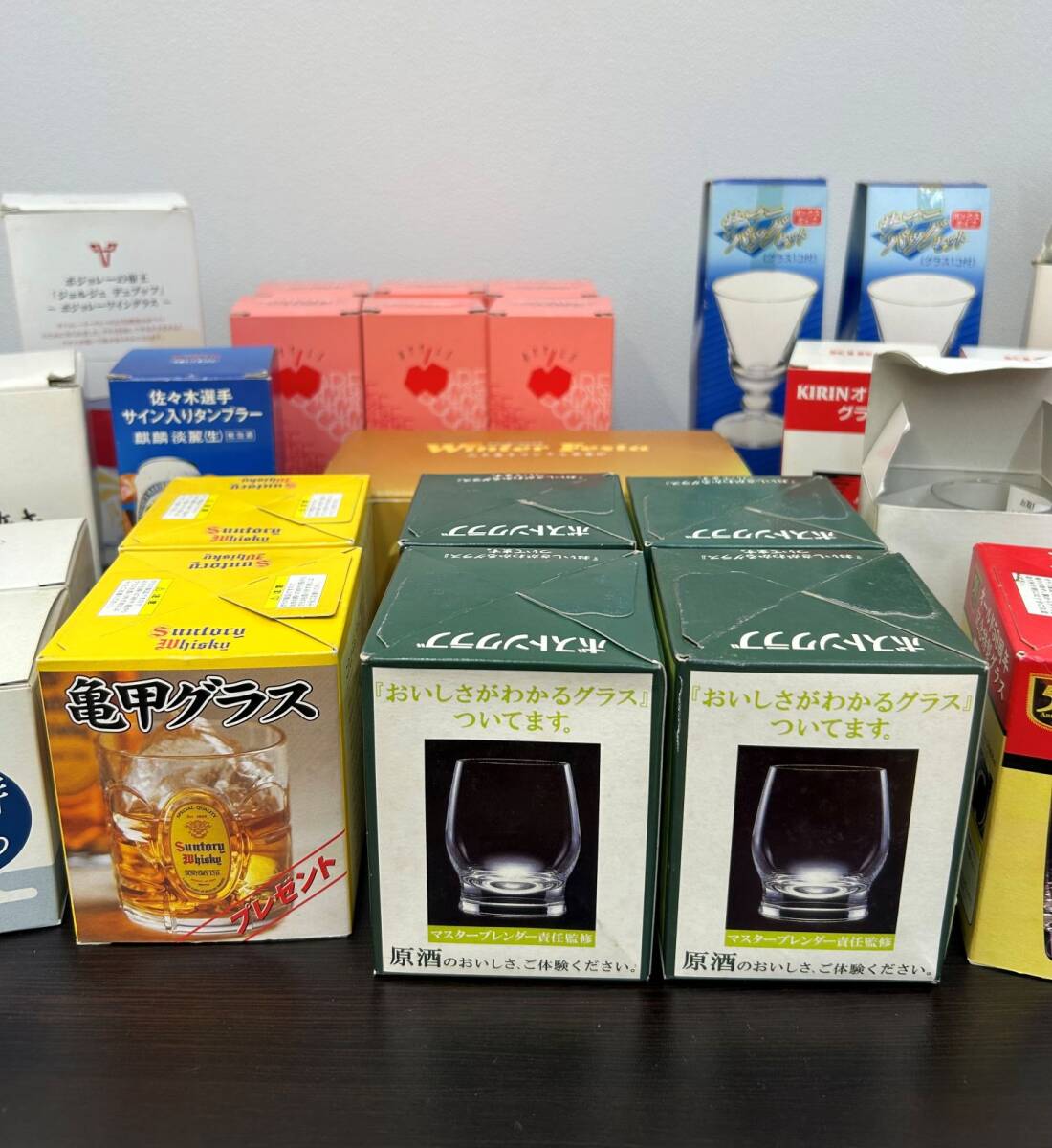 Yahoo!オークション - #7469【ノベルティー グラス おまとめ】箱入り ...