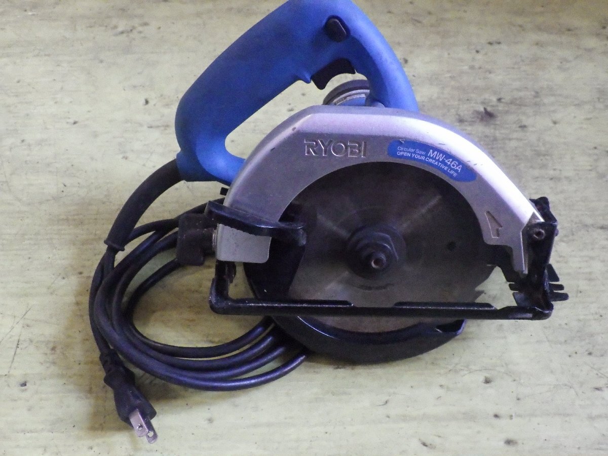 Yahoo!オークション - 【京セラ/KYOCERA】丸ノコ MW-46A 旧リョービ 小...