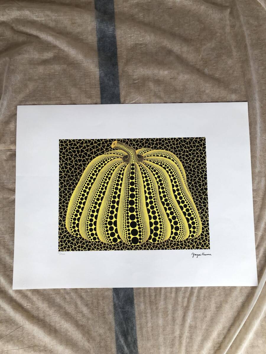 Yahoo!オークション - 【模写】草間彌生 かぼちゃ イエロー ed500