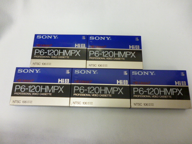 Yahoo!オークション - 【M44045】SONY ソニー Hi8Metal-P P6-120HMPX P...