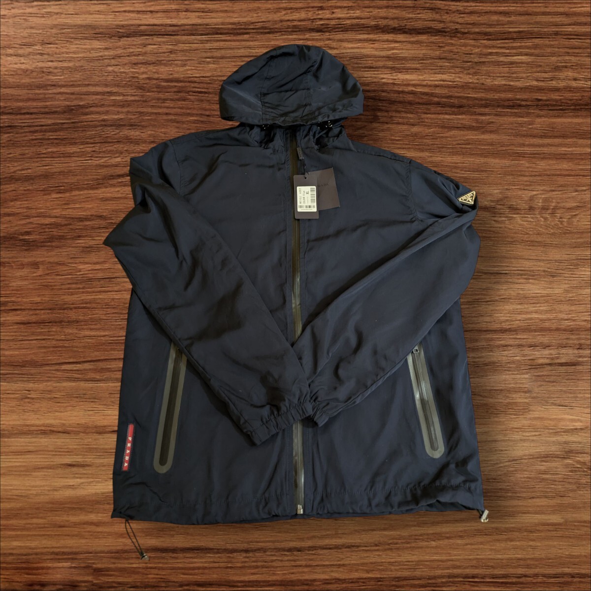 Yahoo!オークション - PRADA プラダ タグ付き アウター ネイビー XL