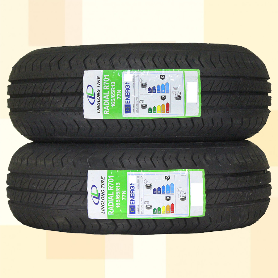 Yahoo!オークション - 165/65R13 77N LINGLONG RADIAL R701 23年製 送...