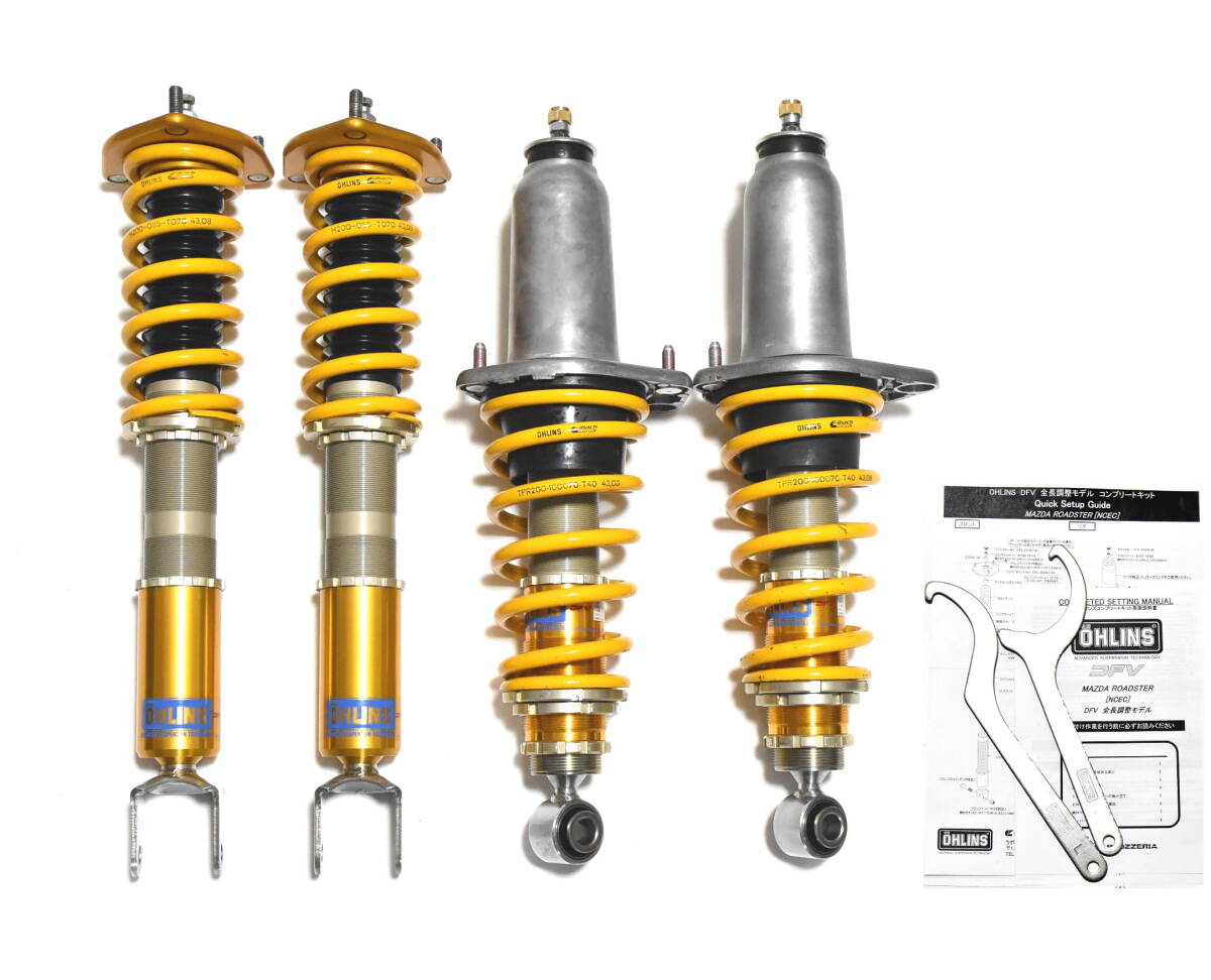 Yahoo!オークション - ロードスター NCEC OHLINS DFV コンプリートキッ...