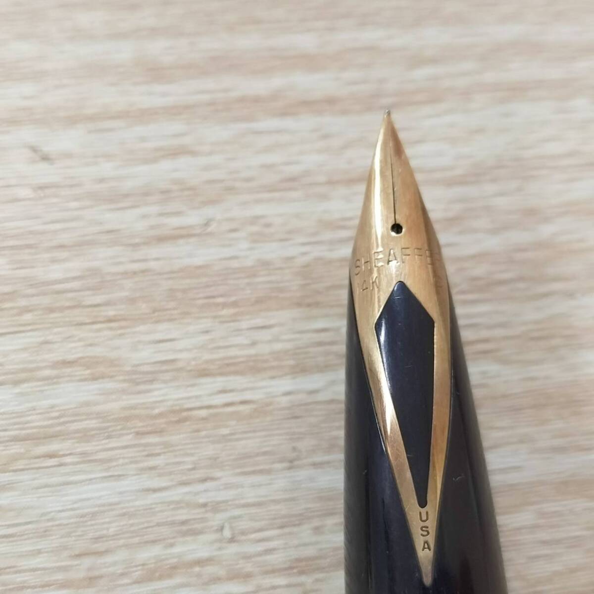 Yahoo!オークション - SHEAFFER シェーファー 万年筆 ペン先14K/585 ST...