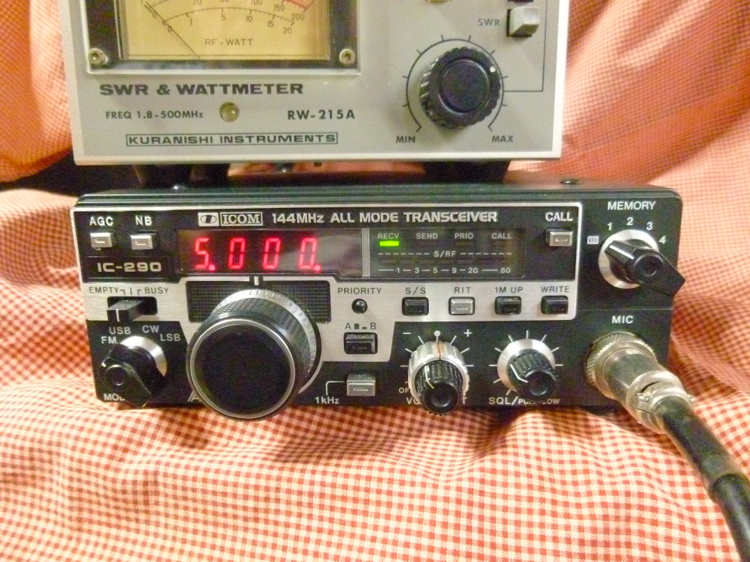 Yahoo!オークション - ICOM IC-290 144Mhz ALL MODE TRANSCEIVER