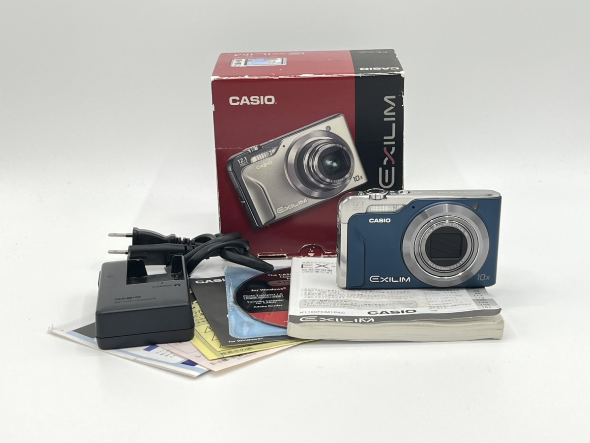 Yahoo!オークション - UF10-Y-3-11454-CASIO カシオ-EXILIM EX-H10 ブ...