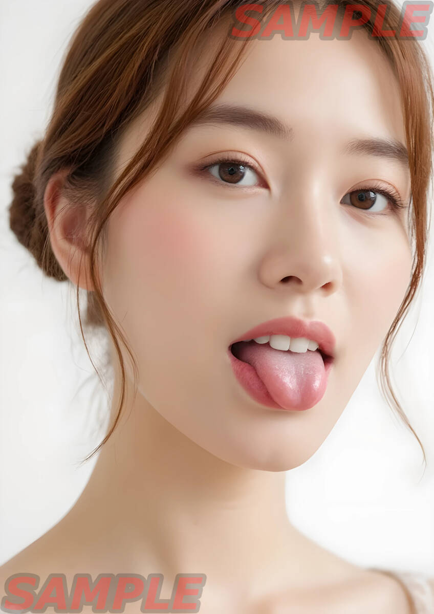 Yahoo!オークション - a-13【 高画質 アート ポスター A4 】[ 美女 舌...