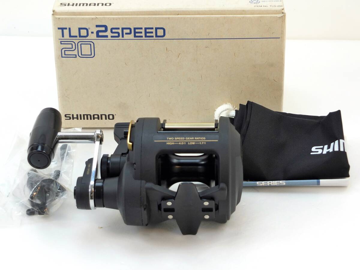Yahoo!オークション - 稀少未使用品 シマノ TLD－20 2スピ－ド 船用両...
