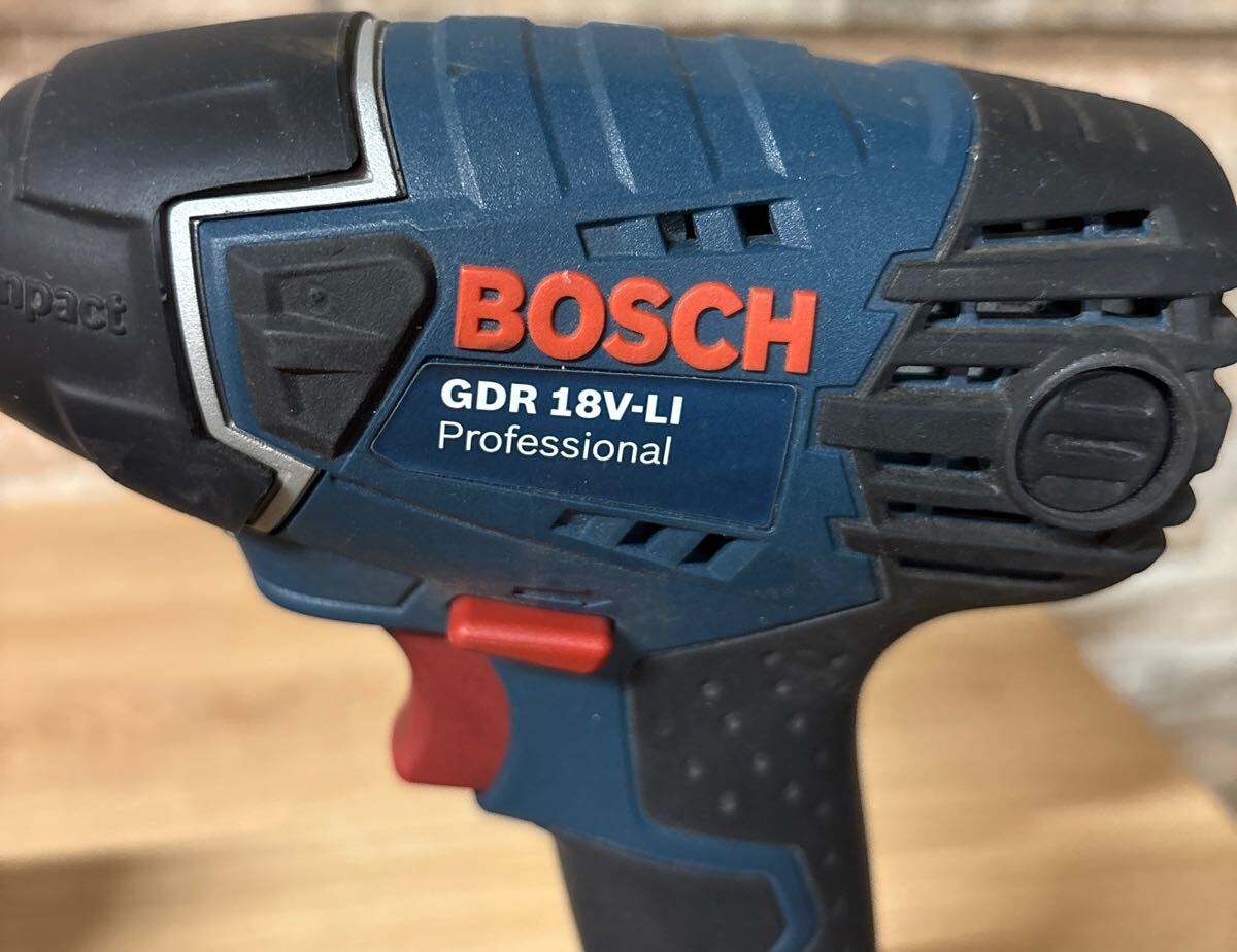 Yahoo!オークション - BOSCH インパクトドライバ GDR18V-LI 通電OK ジ...