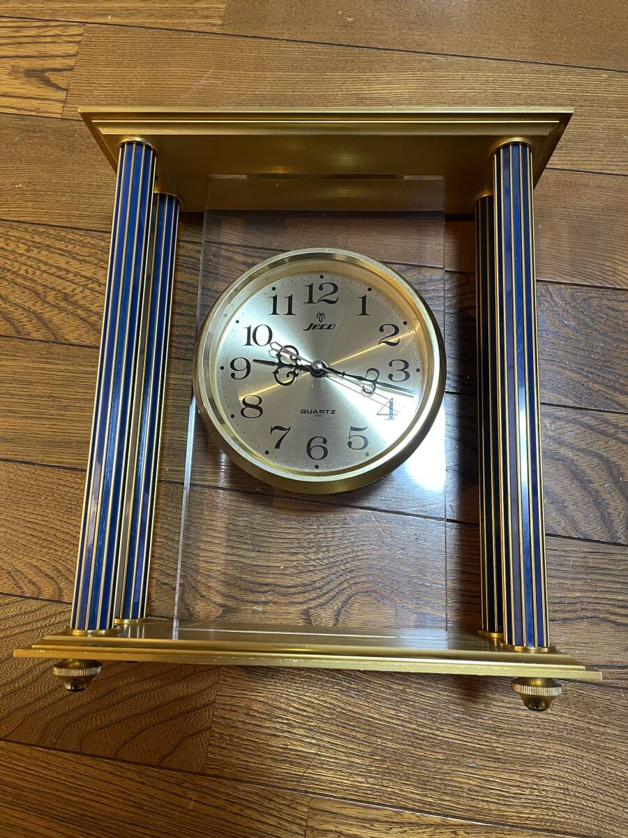 Yahoo!オークション - 【動作確認済み】Jeco ジェコー 置時計 レトロ ...