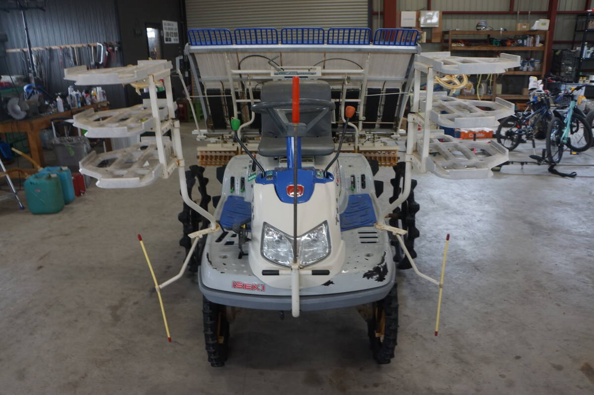 Yahoo!オークション - 5条 イセキ田植機 PQZ5 整地ローター付き 三重発...