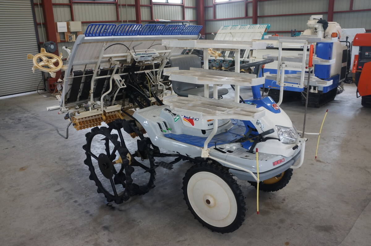 Yahoo!オークション - 5条 イセキ田植機 PQZ5 整地ローター付き 三重発...