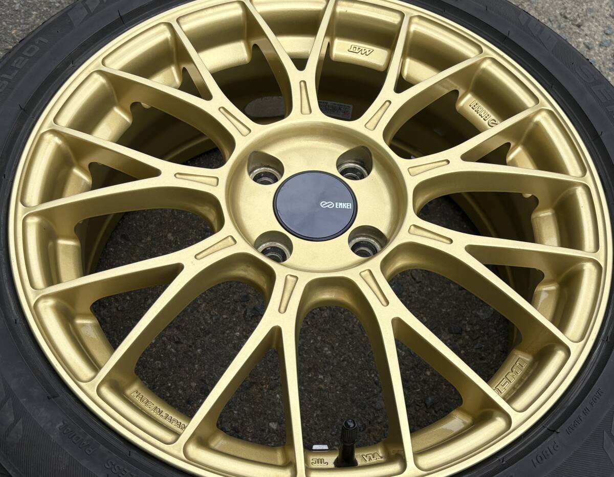 Yahoo!オークション - エンケイ PFM1 16インチ 6.5J ゴールド色 195/50...