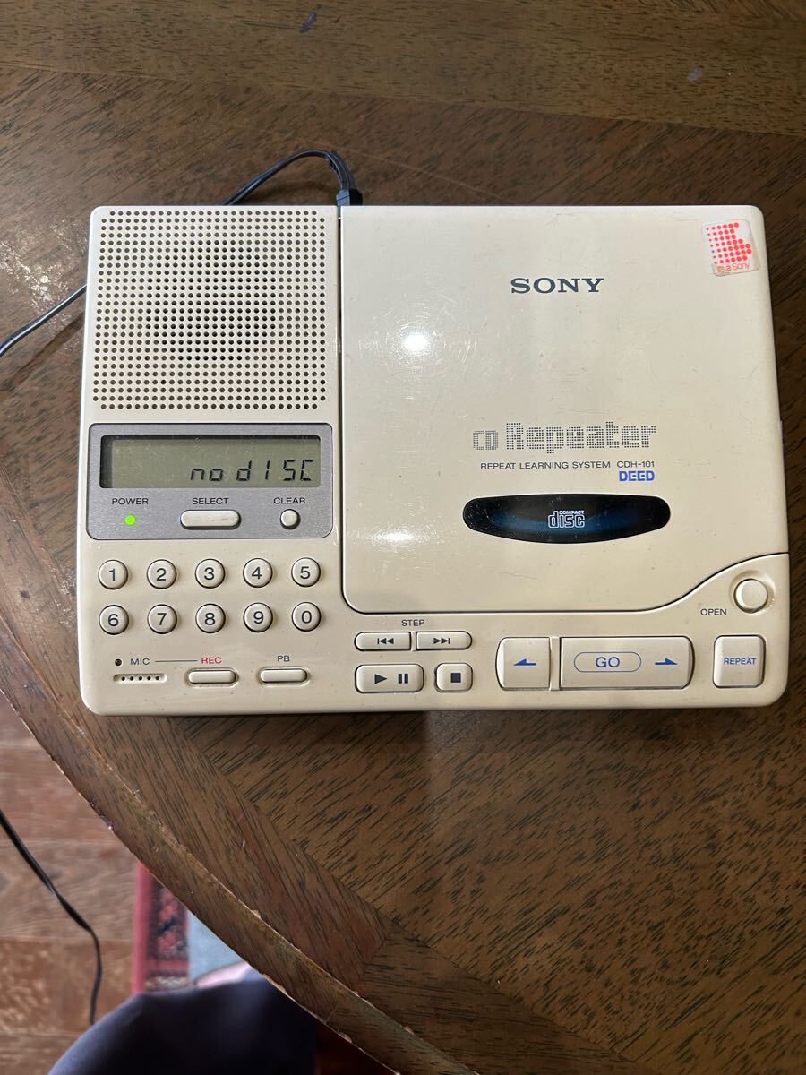 SONY CD repeater CDH-101 ジャンク品(CDプレーヤー)｜売買されたオークション情報、yahooの商品情報をアーカイブ公開 - オークファン（aucfan.com）