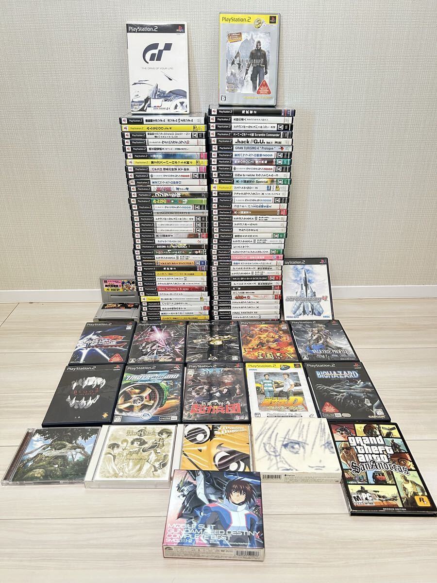 Yahoo!オークション - ジャンク PS2 SFC ゲームCD ソフトまとめ 93本 ...