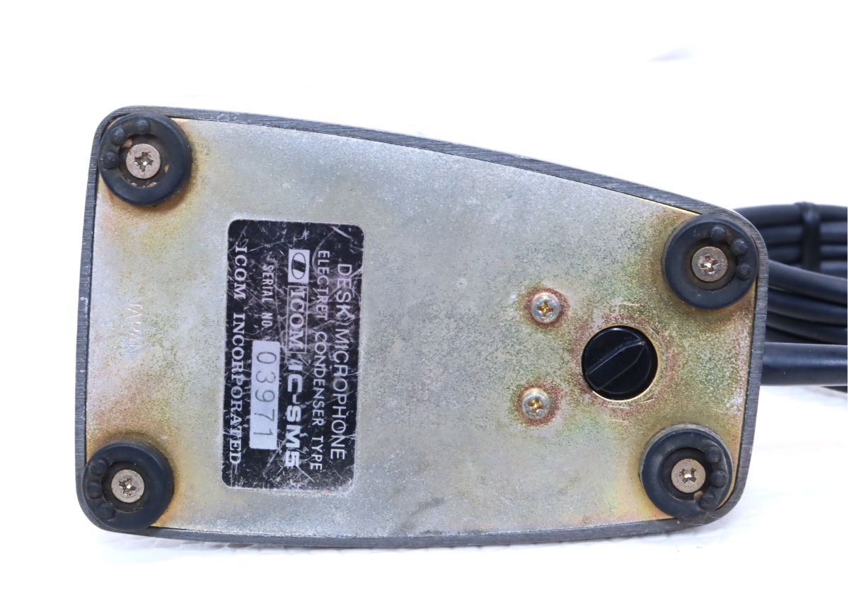 Yahoo!オークション - アイコム IC-SM5 スタンドマイク 8ピン ゲイン可...