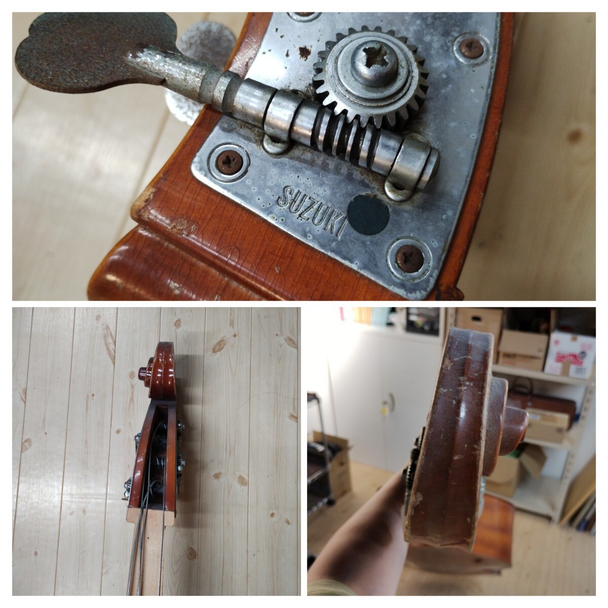 Yahoo!オークション - TU1-101【直接引取/ジャンク】 鈴木バイオリン ...