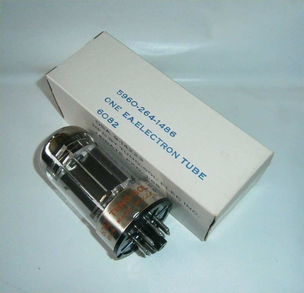 Yahoo!オークション - タングソル 6082 6080の26V管 双3極管OTLにも