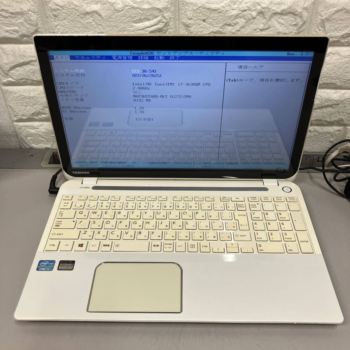 Yahoo!オークション - O12 TOSHIBA dynabook T653/68JW PT65368JBMW Co...
