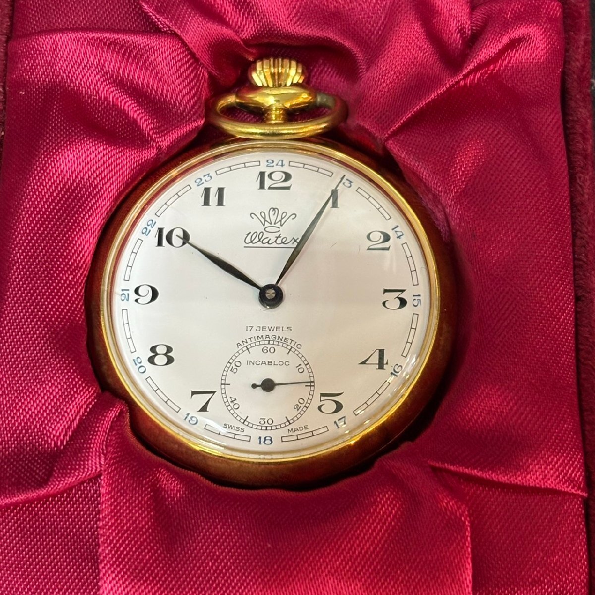 Yahoo!オークション - Watex/ワテックス 17石 インカブロック 2針 ス...