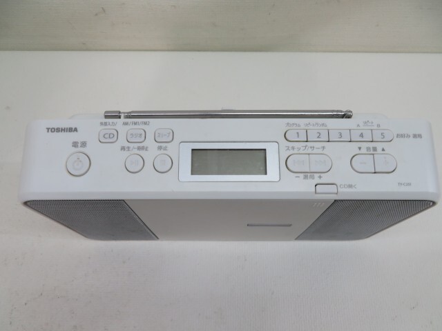 Yahoo!オークション - TOSHIBA TY-C251 CDラジオ FM/AM 東芝 電源コー...