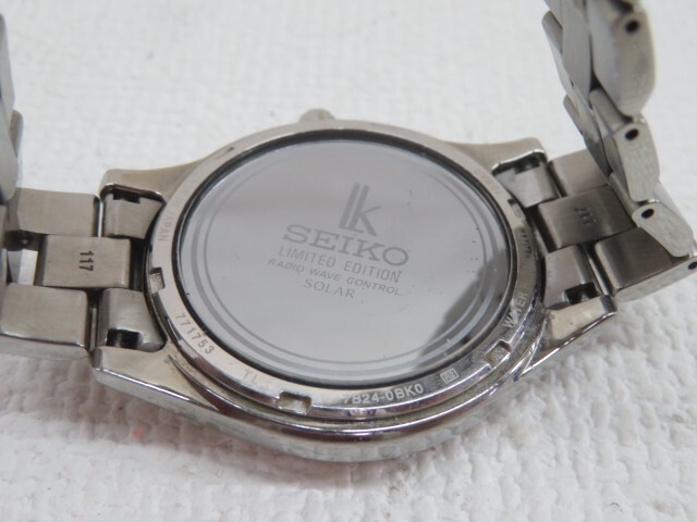 Yahoo!オークション - SEIKO 7B24-0BK0 腕時計 LUKIA 4Pダイヤ ソーラ...