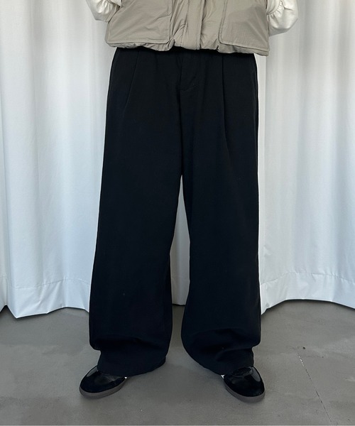 Yahoo!オークション - 「kutir」 チノパンツ MEDIUM ブラック レディー...